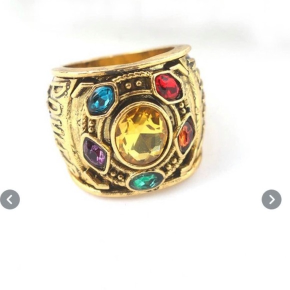 Accessories | Golden Thanos Marvel Infinity Gauntlet Ring | Poshmark